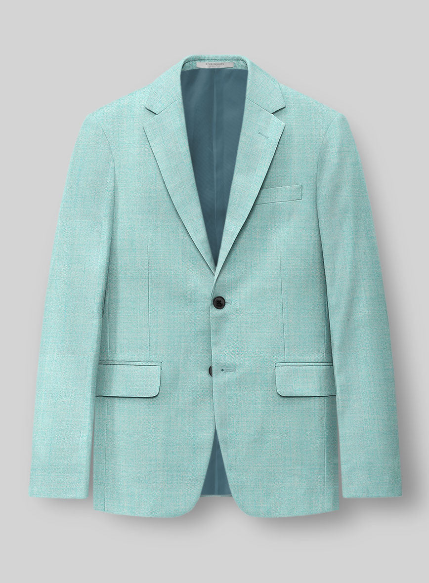 Napolean Spring Blue Wool Jacket – StudioSuits