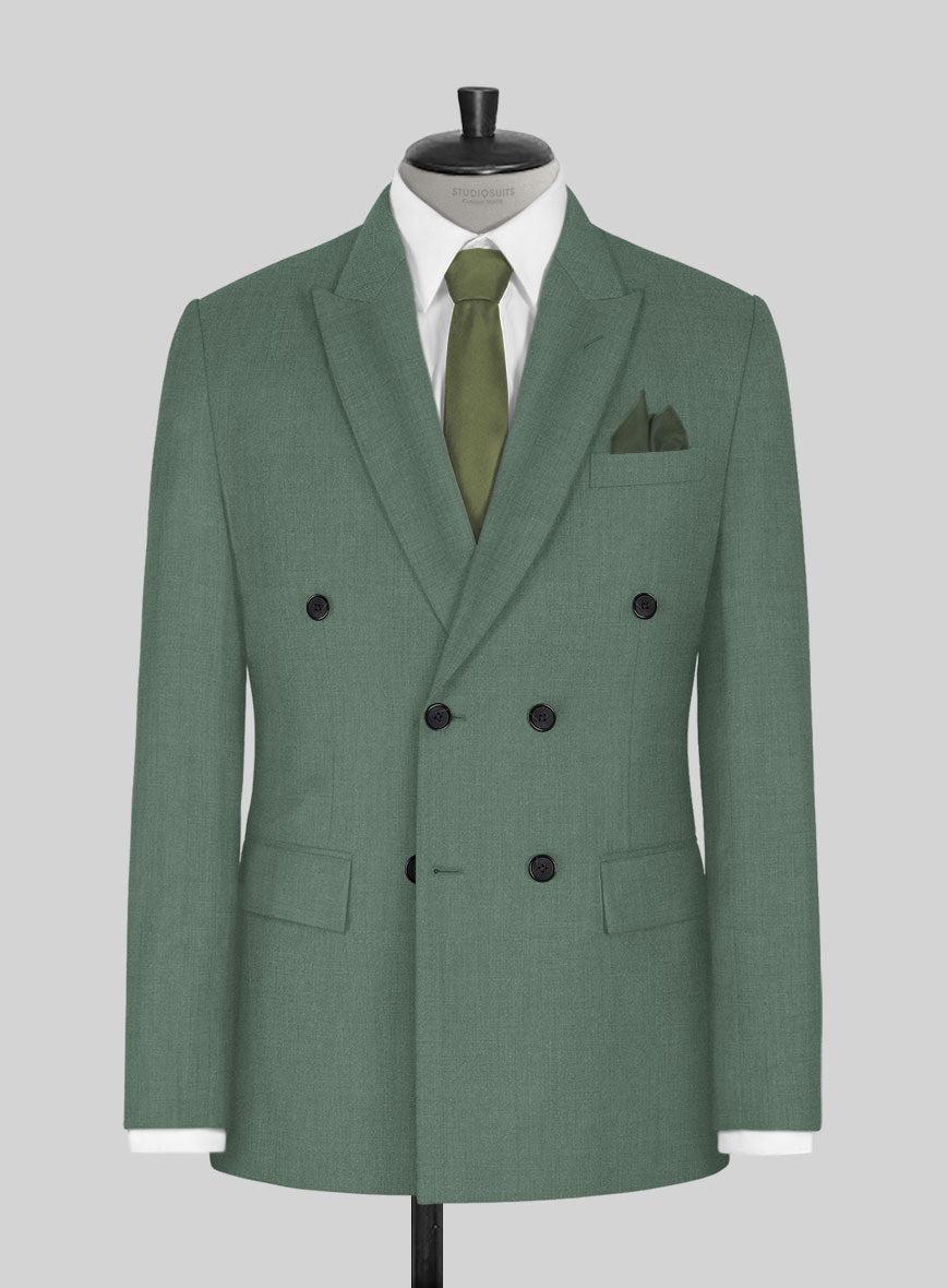 Sage Green Double Breasted Jacket – StudioSuits