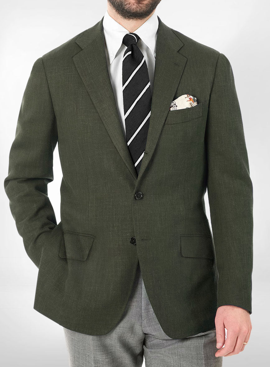Linen Sport Coat | Buy Italian Linen Sports Jacket for Men – StudioSuits