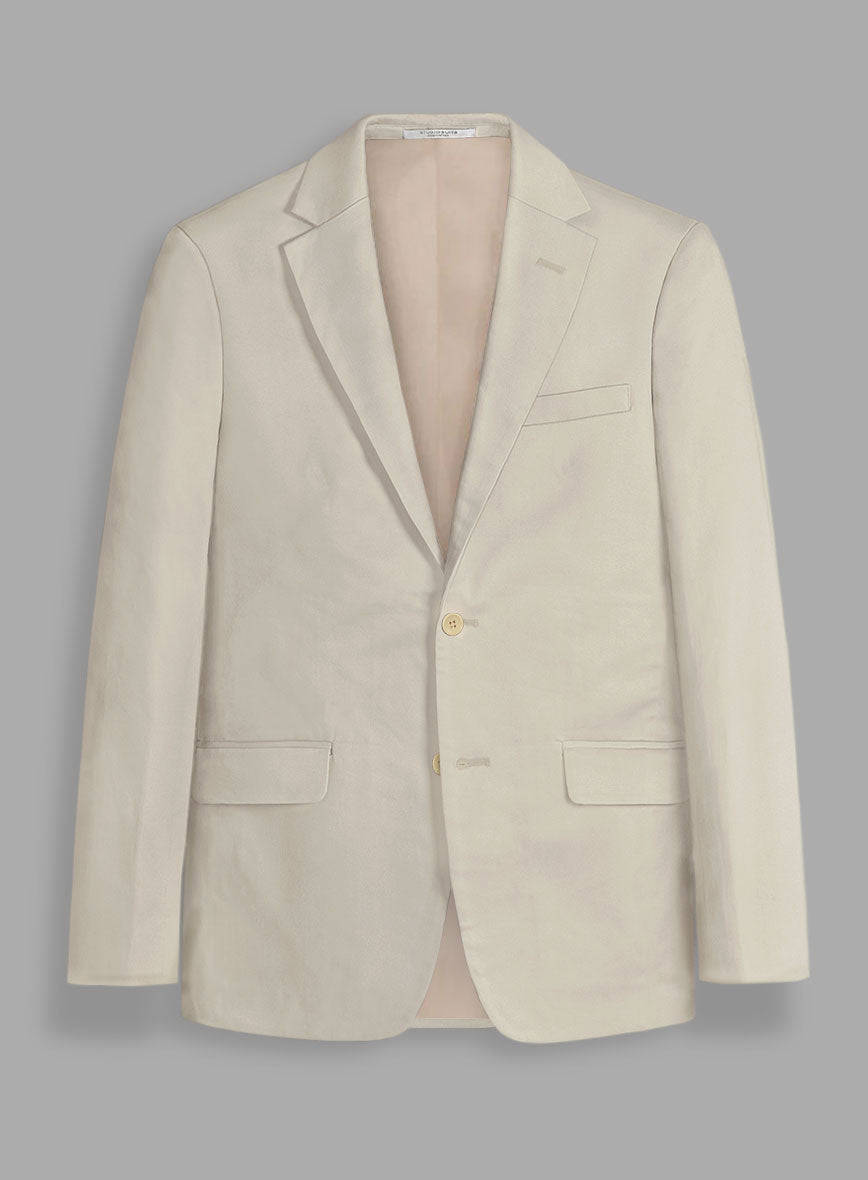 Army Khaki Stretch Chino Jacket – StudioSuits