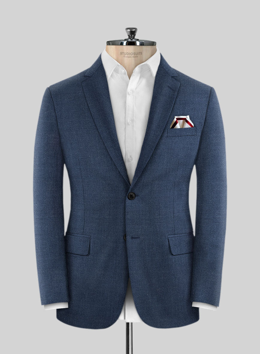Bamboo Wool Blue Jacket – StudioSuits