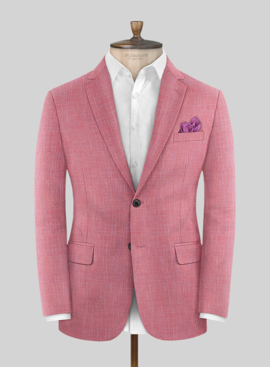 Bamboo Wool Pink Lemonade Jacket – StudioSuits