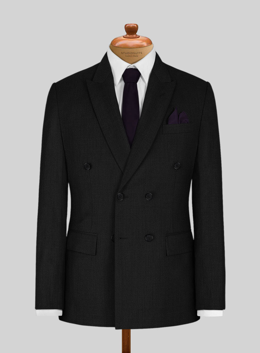 Black Merino Wool Suit – StudioSuits