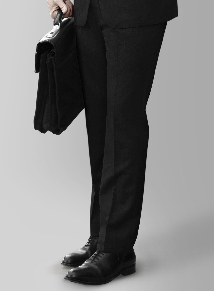 Black Merino Wool Suit – StudioSuits