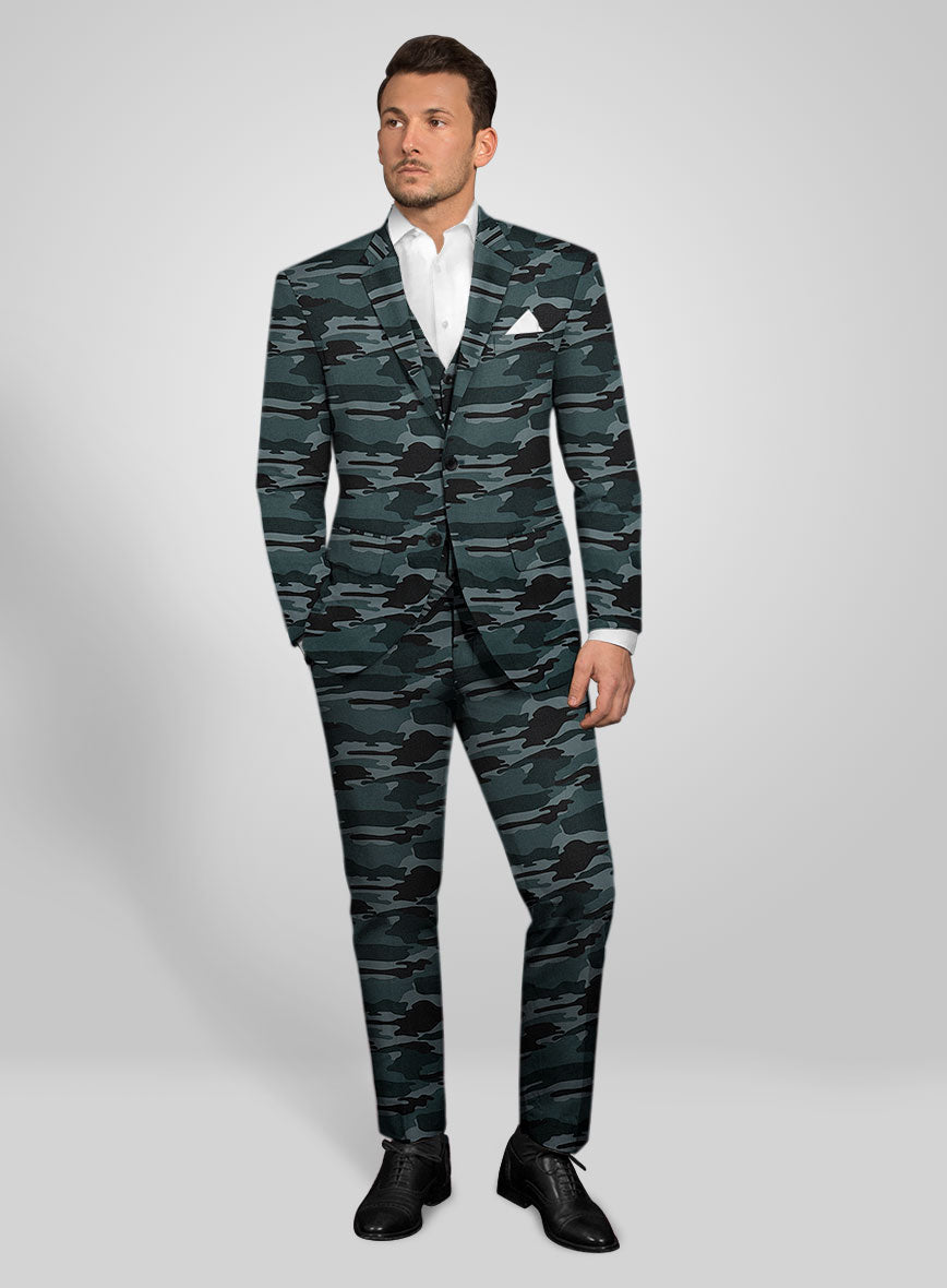 Blue Camo Suit – StudioSuits