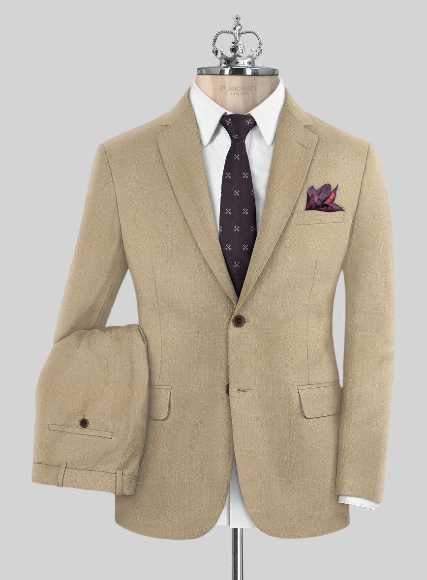 Bristol Beige Wool Suit – StudioSuits