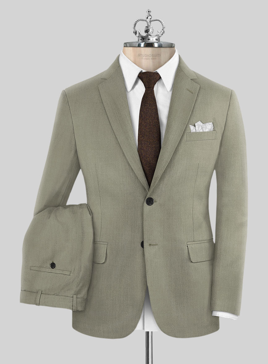 Bristol Olive Gray Suit – StudioSuits