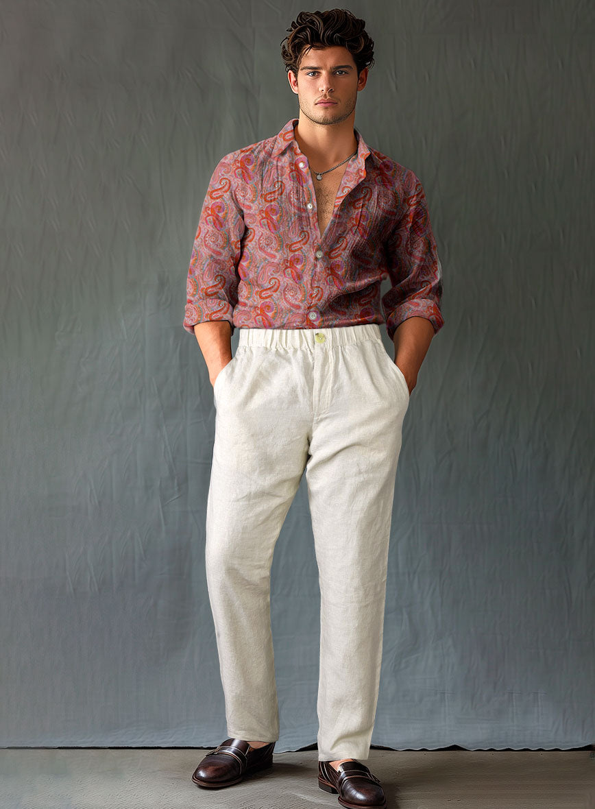 Easy Pants Italian Meadow Linen Pants – StudioSuits