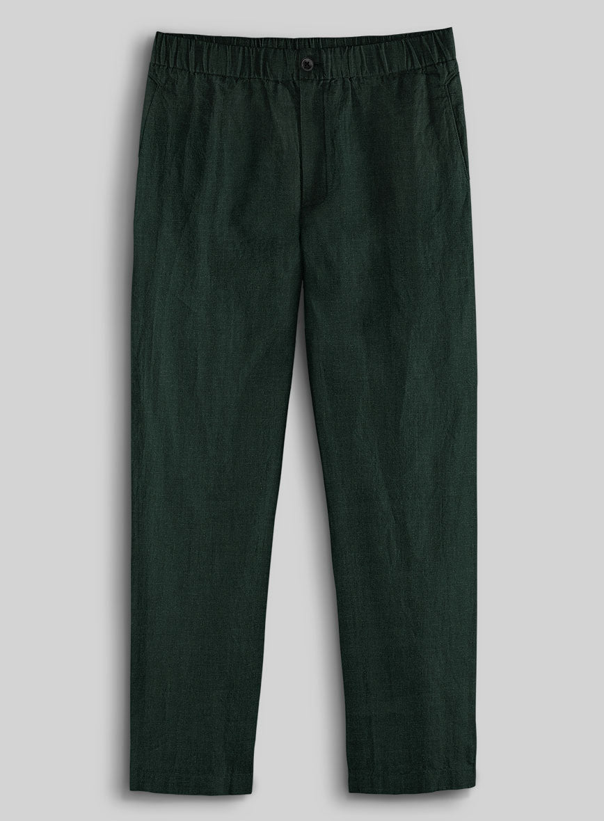 Easy Pants Martini Green Linen – StudioSuits