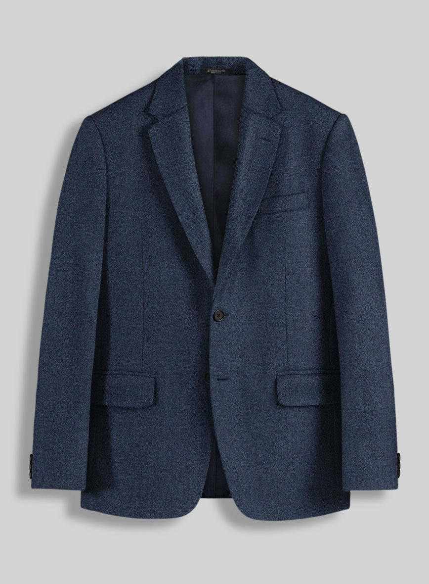 Empire Blue Tweed Jacket – StudioSuits