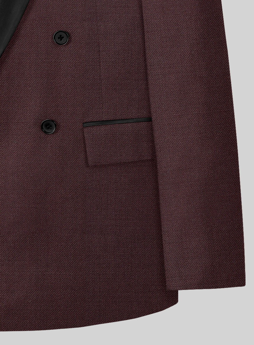 Enigma Wine Double Breasted Tuxedo Suit – StudioSuits