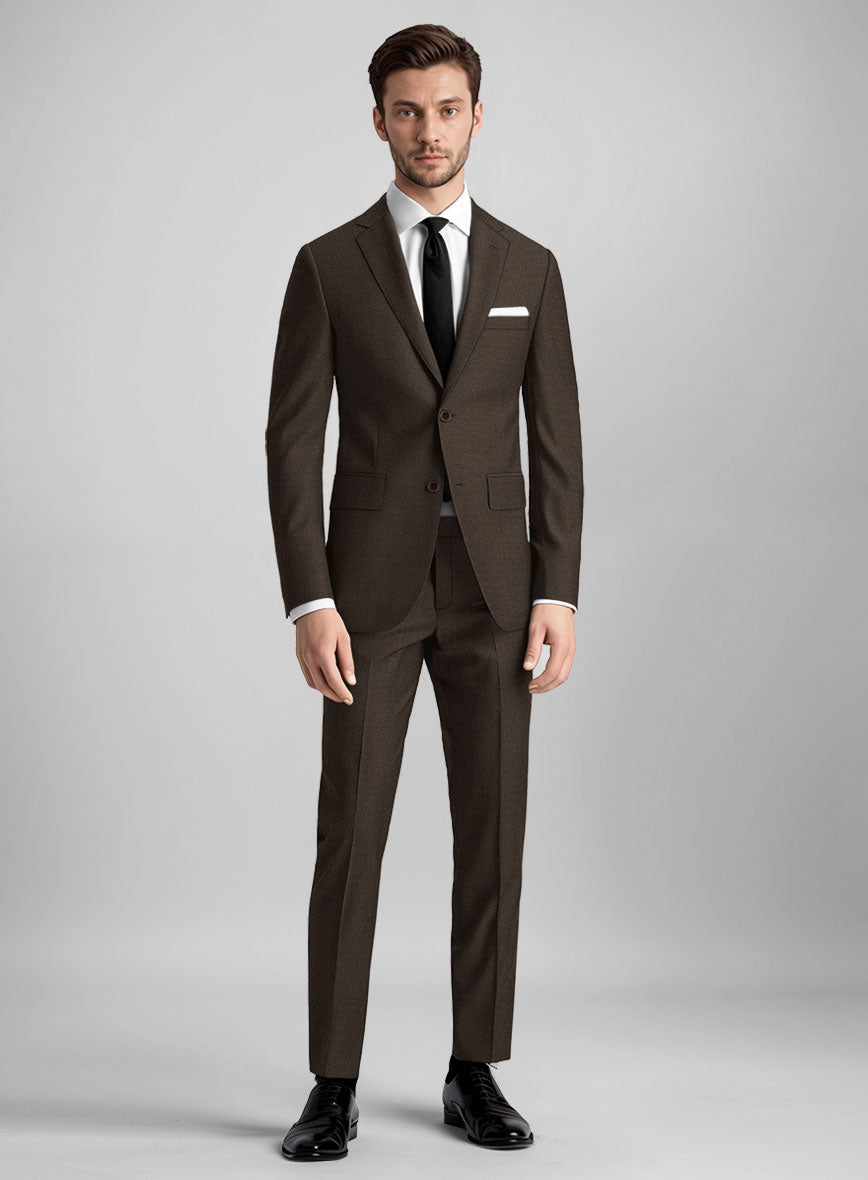 Guabello Espresso Brown Twill Suit – StudioSuits