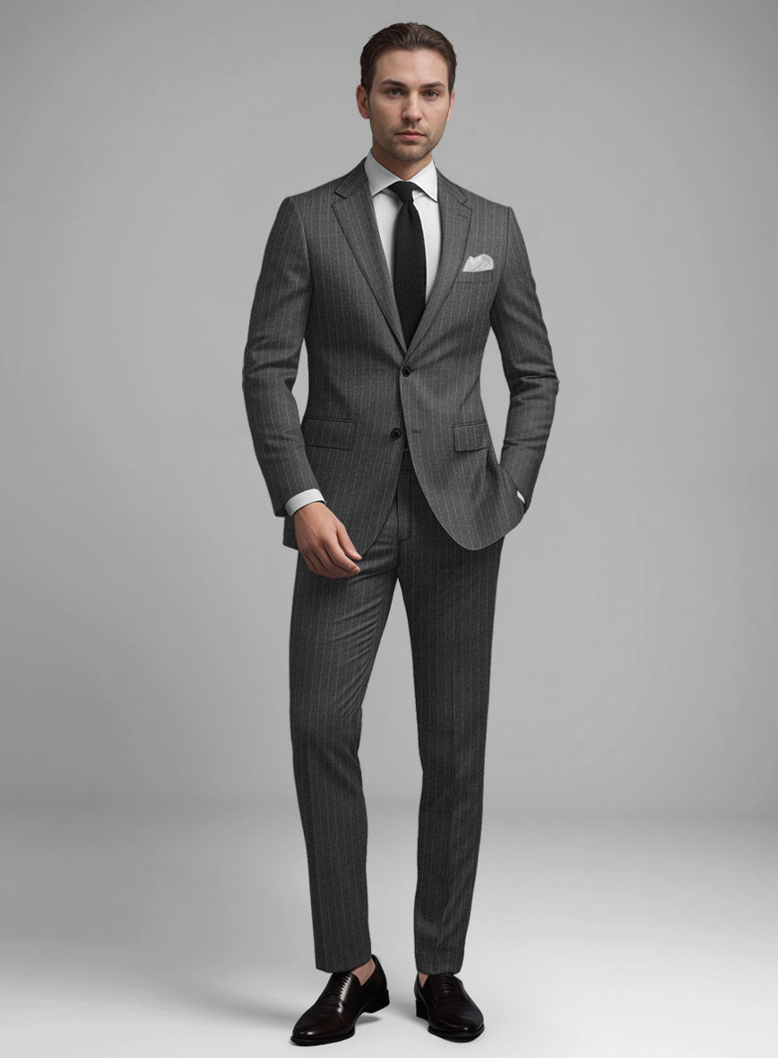 Guabello Gray Pinstripe Suit – StudioSuits