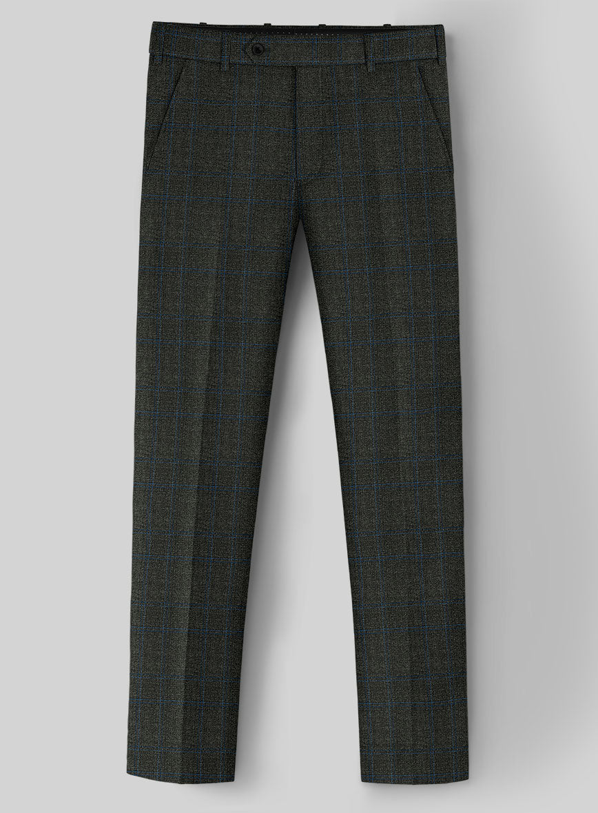 Guabello Green Windowpane Pants – StudioSuits