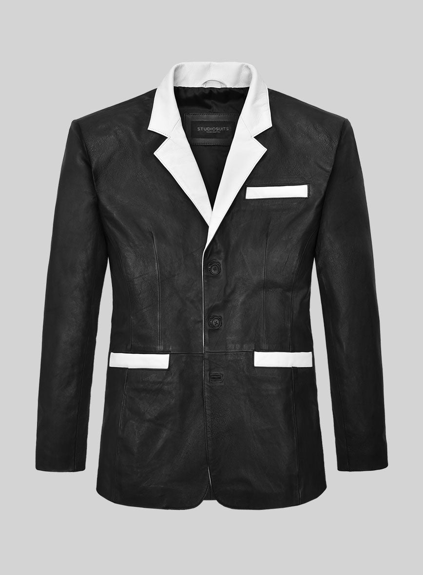 Leather Blazer - Get Custom Leather Blazer Online – StudioSuits
