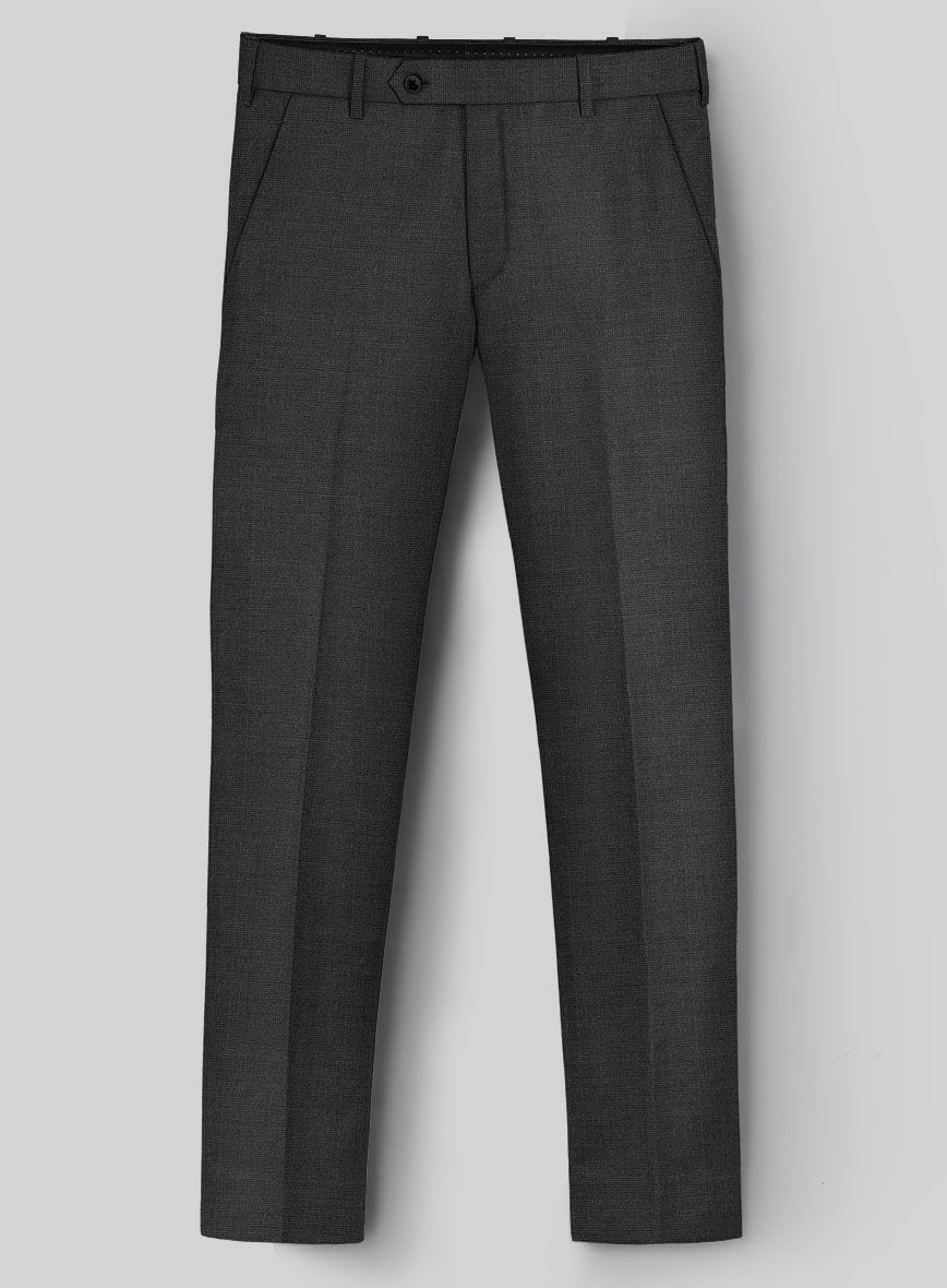 Hardy Minnis Charcoal Nailhead Wool Pants – StudioSuits