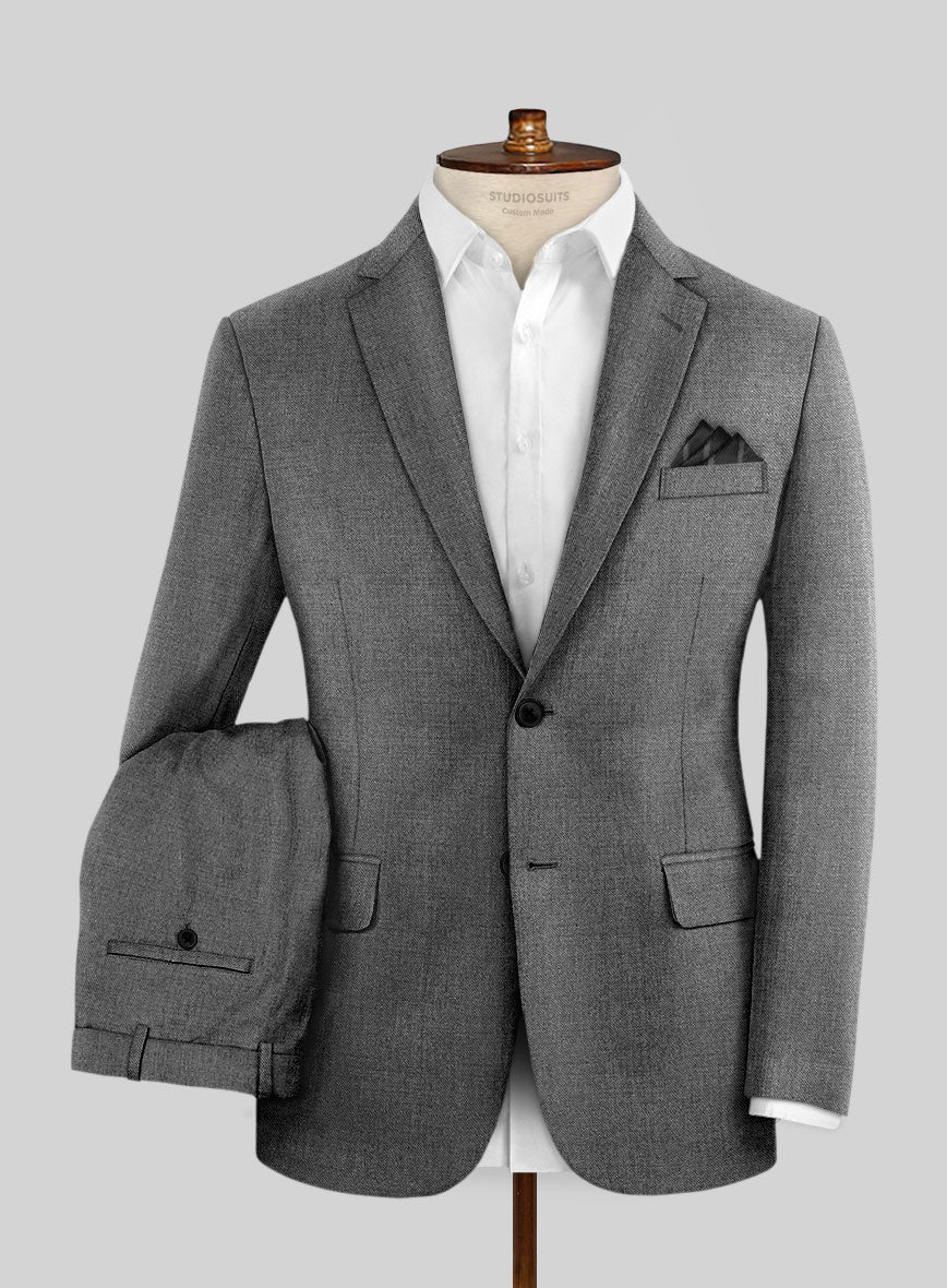 Hardy Minnis Gray Sharkskin Wool Suit – StudioSuits