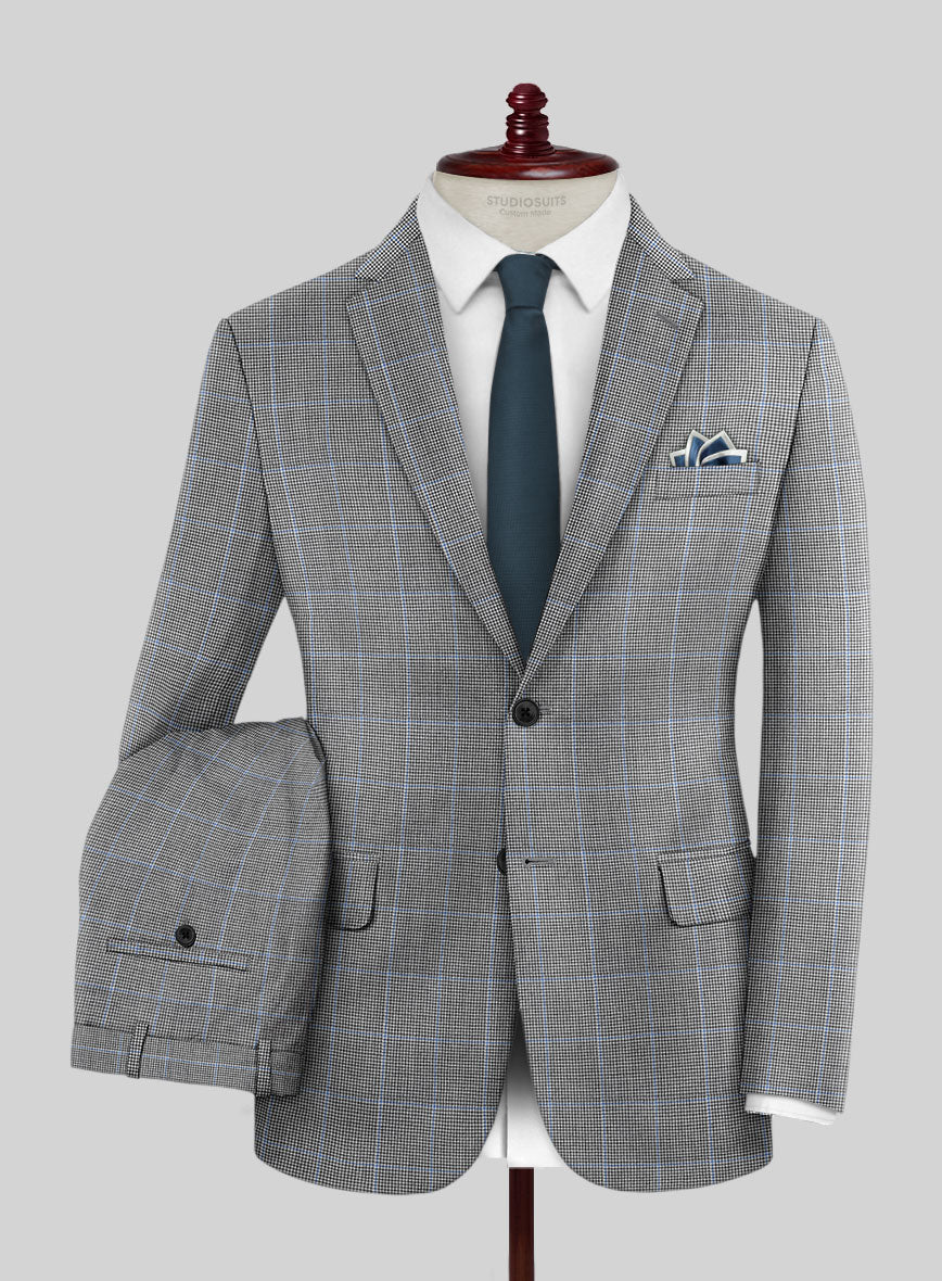 Hardy Minnis Houndstooth Check Wool Suit – StudioSuits
