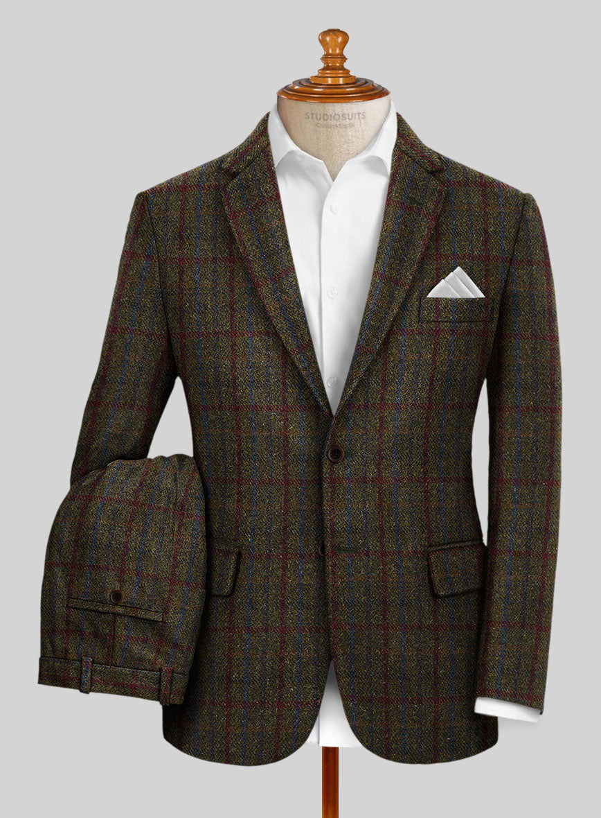 Harris Tweed Green Check Suit – StudioSuits