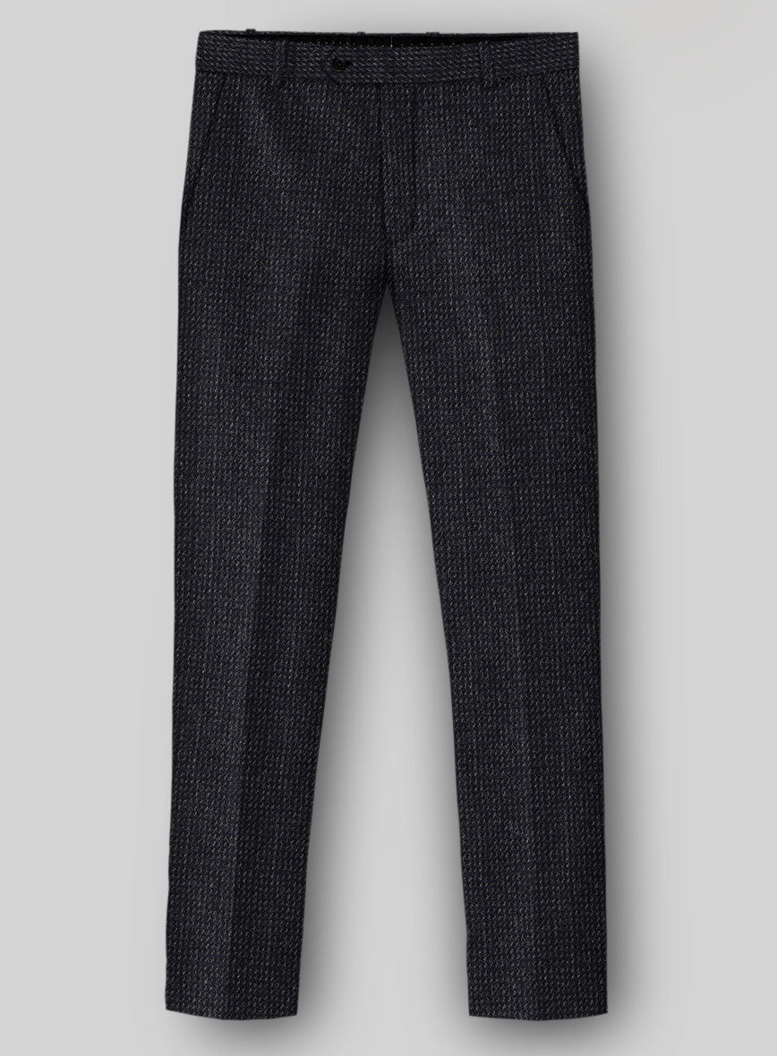 Harris Tweed Rope Dark Blue Pants – StudioSuits