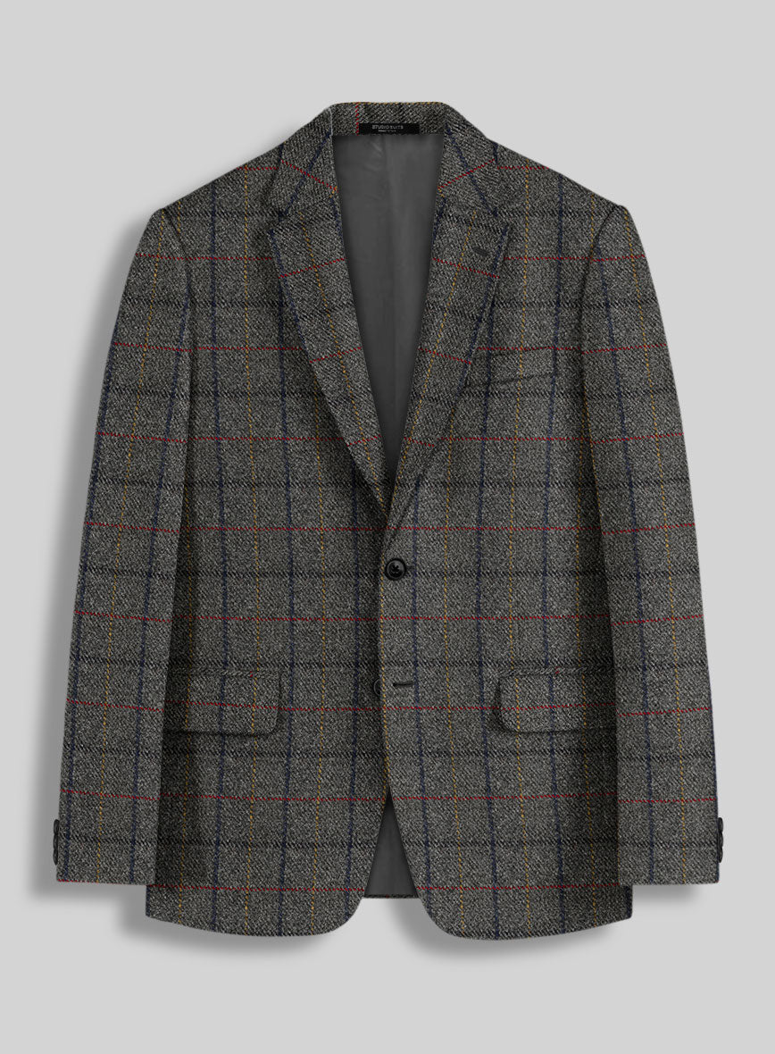 Harris Tweed Stormcrest Gray Jacket – StudioSuits