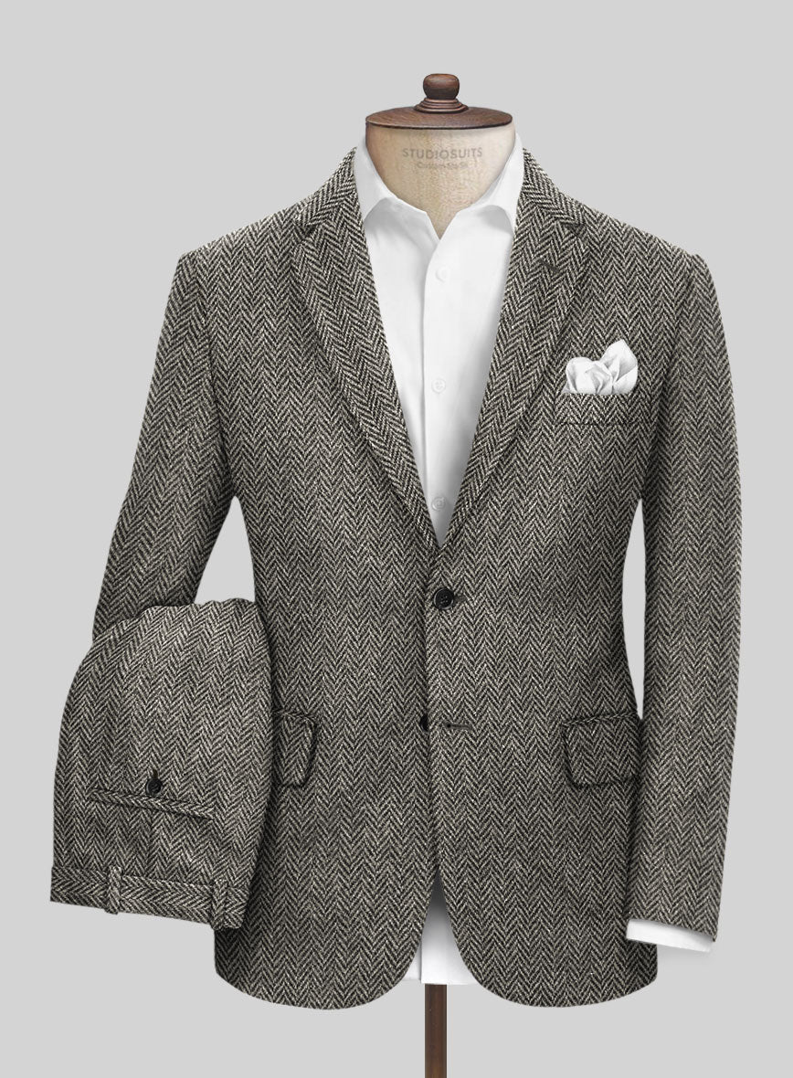 Harris Tweed Vintage Herringbone Suit – StudioSuits