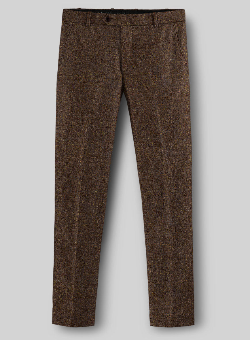 Heathered Brown Tweed Pants – StudioSuits