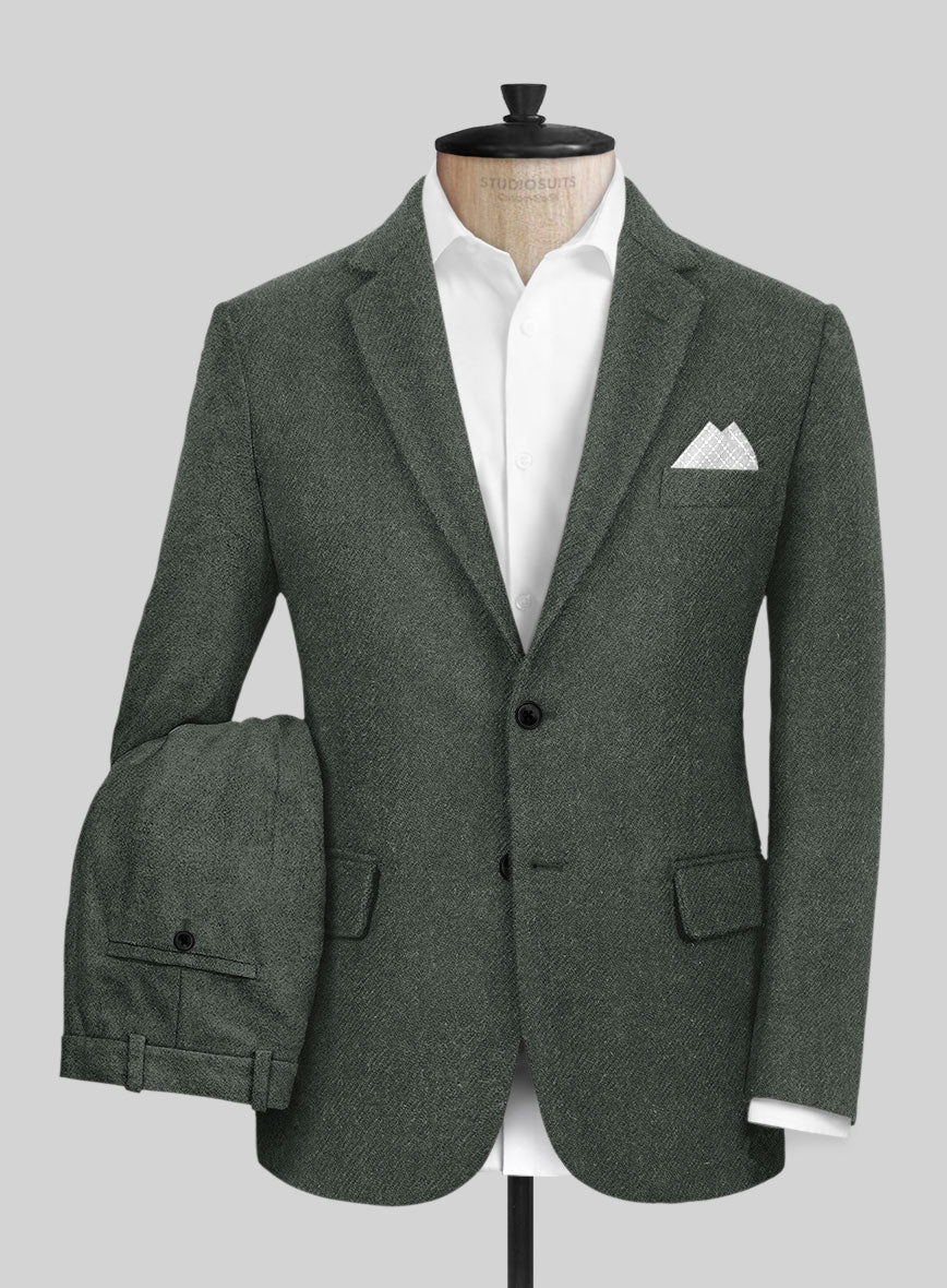 Highlander Bush Green Tweed Suit – StudioSuits