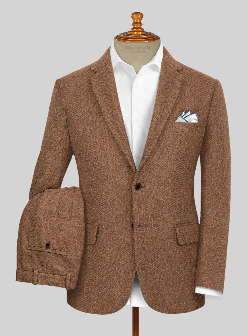 Highlander Earthy Brown Tweed Suit – StudioSuits