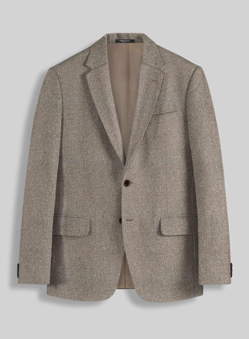 Highlander Greige Tweed Jacket – StudioSuits