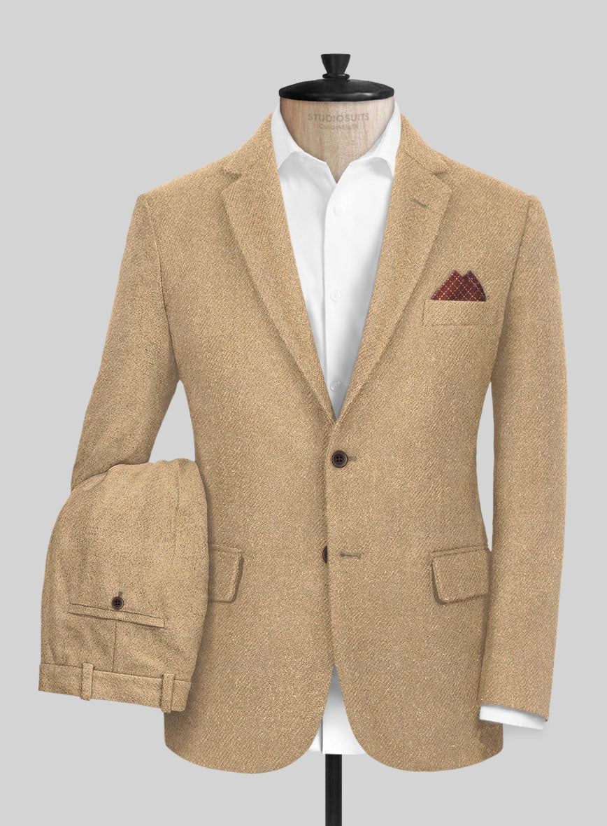 Highlander Sahara Beige Tweed Suit – StudioSuits