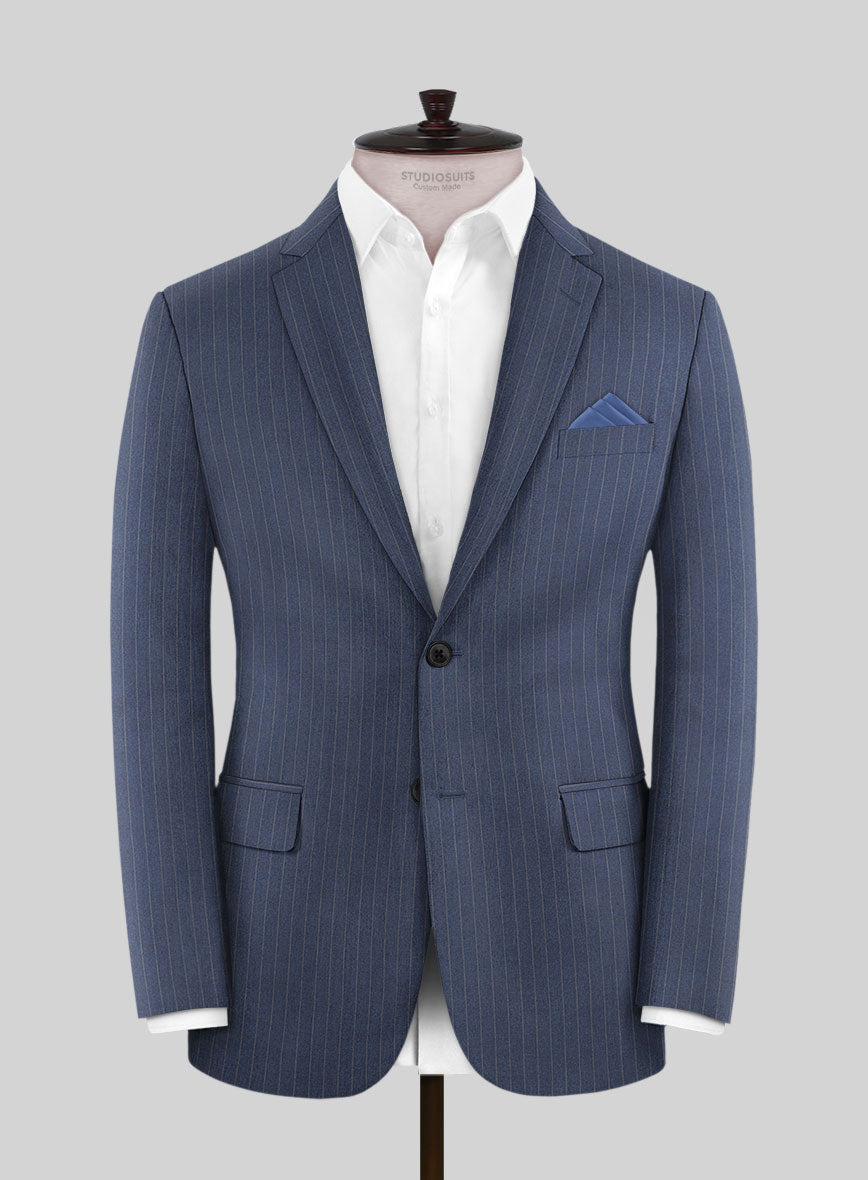 Ink Blue Pinstripe Jacket – StudioSuits