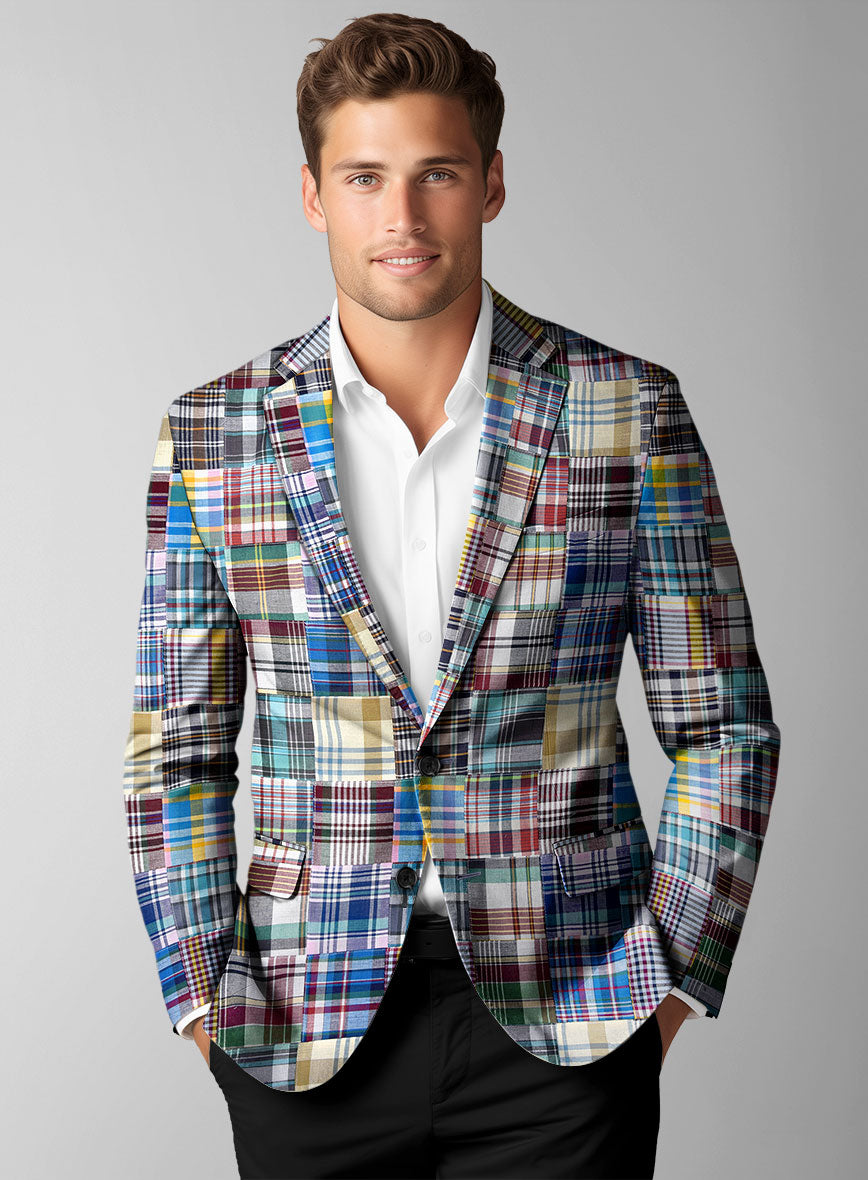 Madras Patchwork Jacket – StudioSuits
