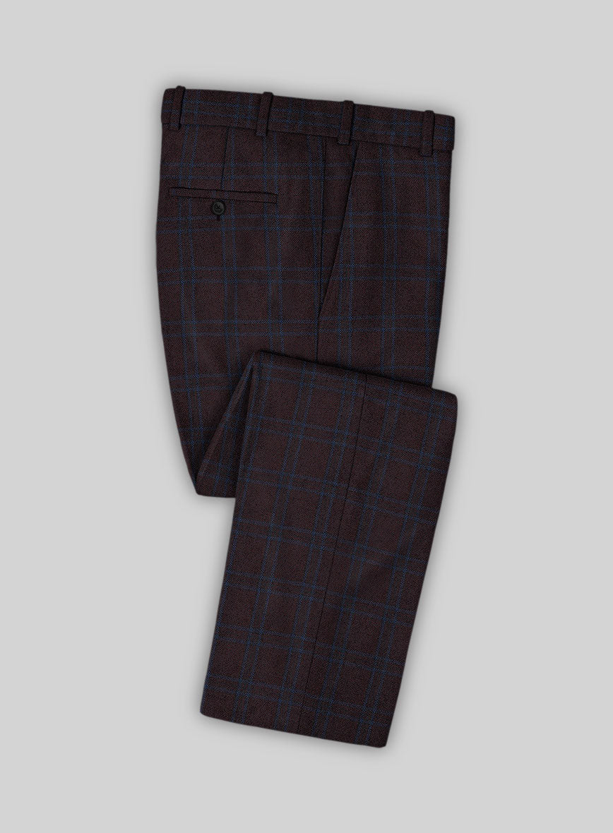 Italian Ernesto Check Tweed Pants – StudioSuits
