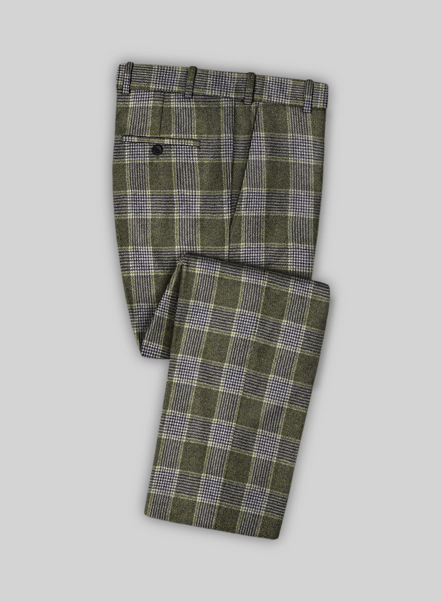 Italian Fabrizio Check Tweed Pants – StudioSuits