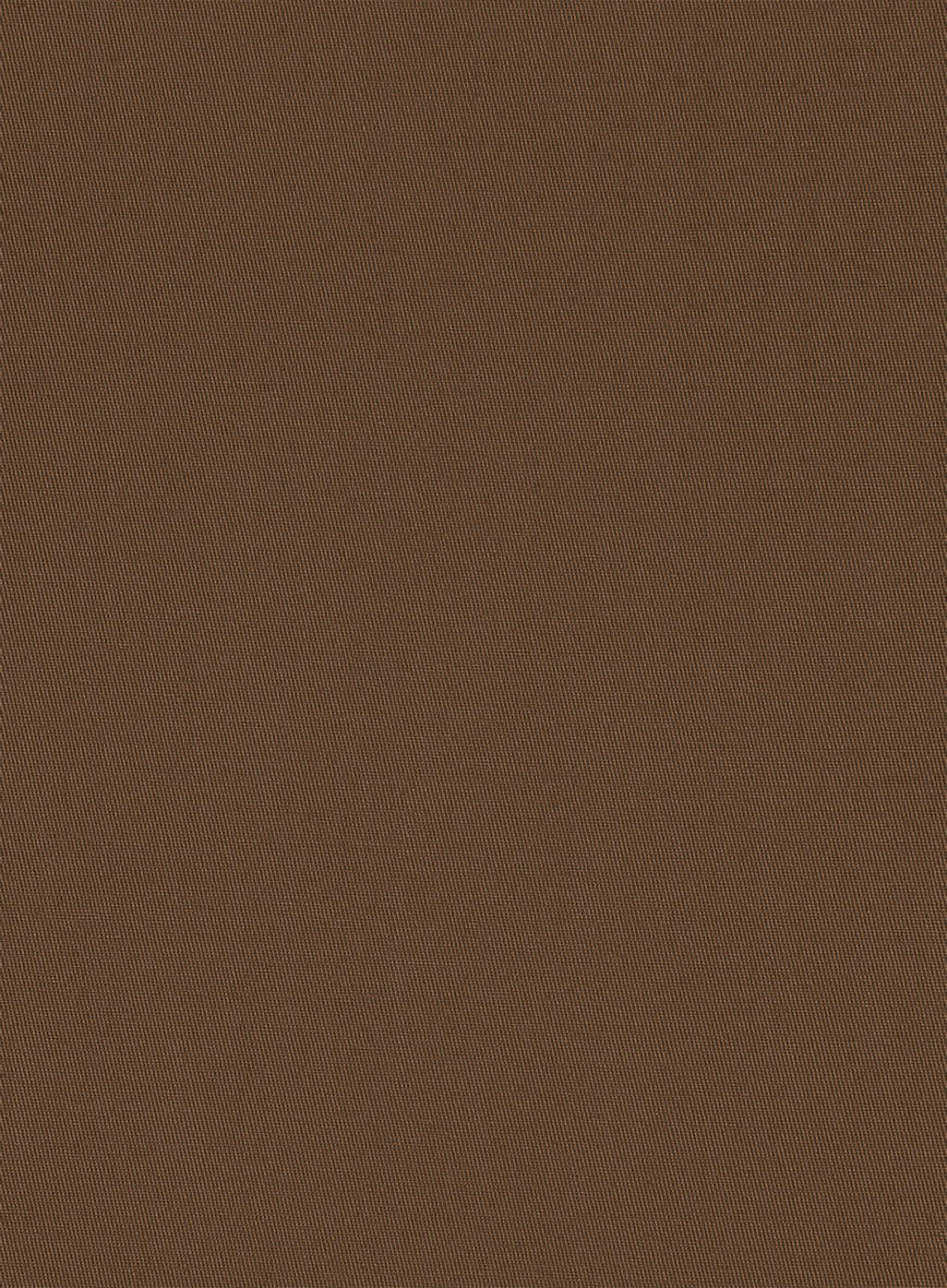 Italian Hickory Brown Cotton Stretch Suit – StudioSuits