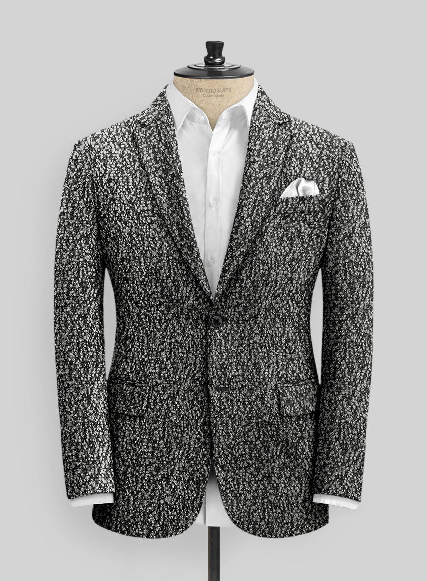 Italian Iquio Boucle Wool Jacket – StudioSuits