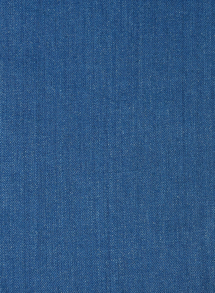Italian Linen French Blue Suit – StudioSuits