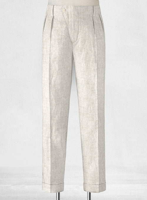 Italian Meadow Vintage Manny Linen Trousers – StudioSuits