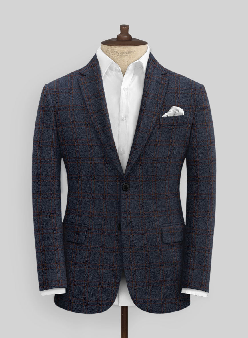 Italian Narciso Check Tweed Jacket – StudioSuits