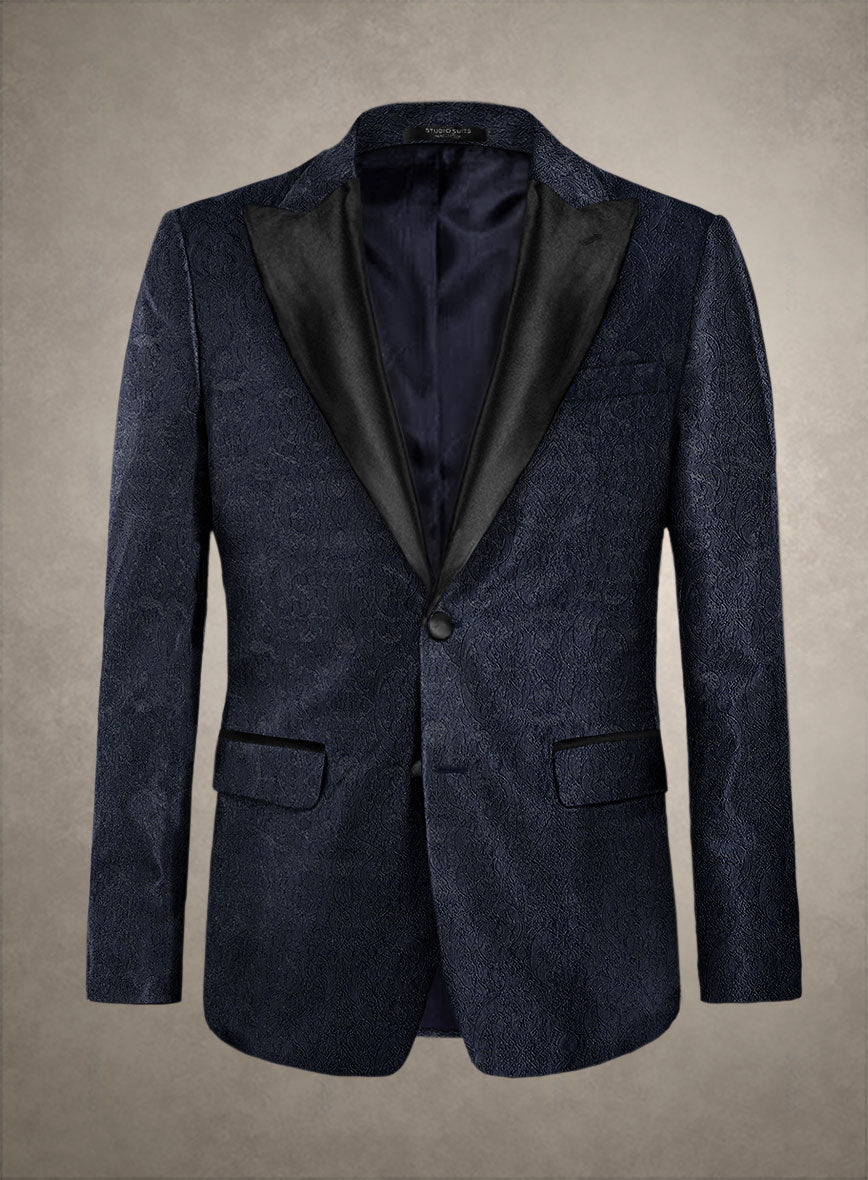 Italian Silk Cortez Tuxedo Blazer – StudioSuits
