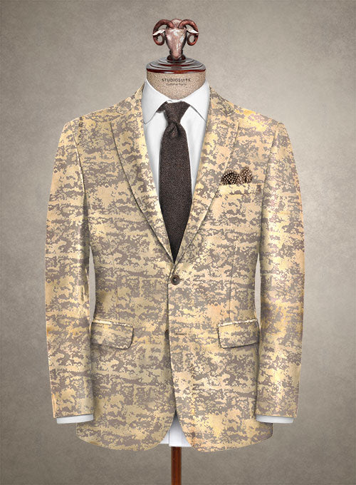 Italian Silk Golden Jacket – StudioSuits