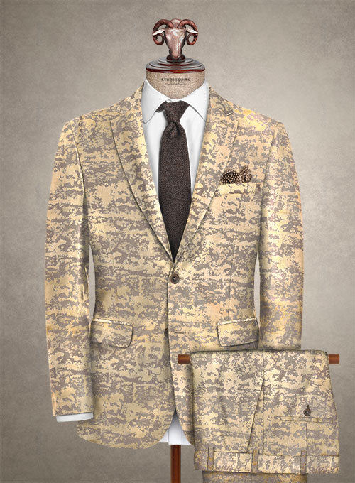 Italian Silk Golden Suit – StudioSuits