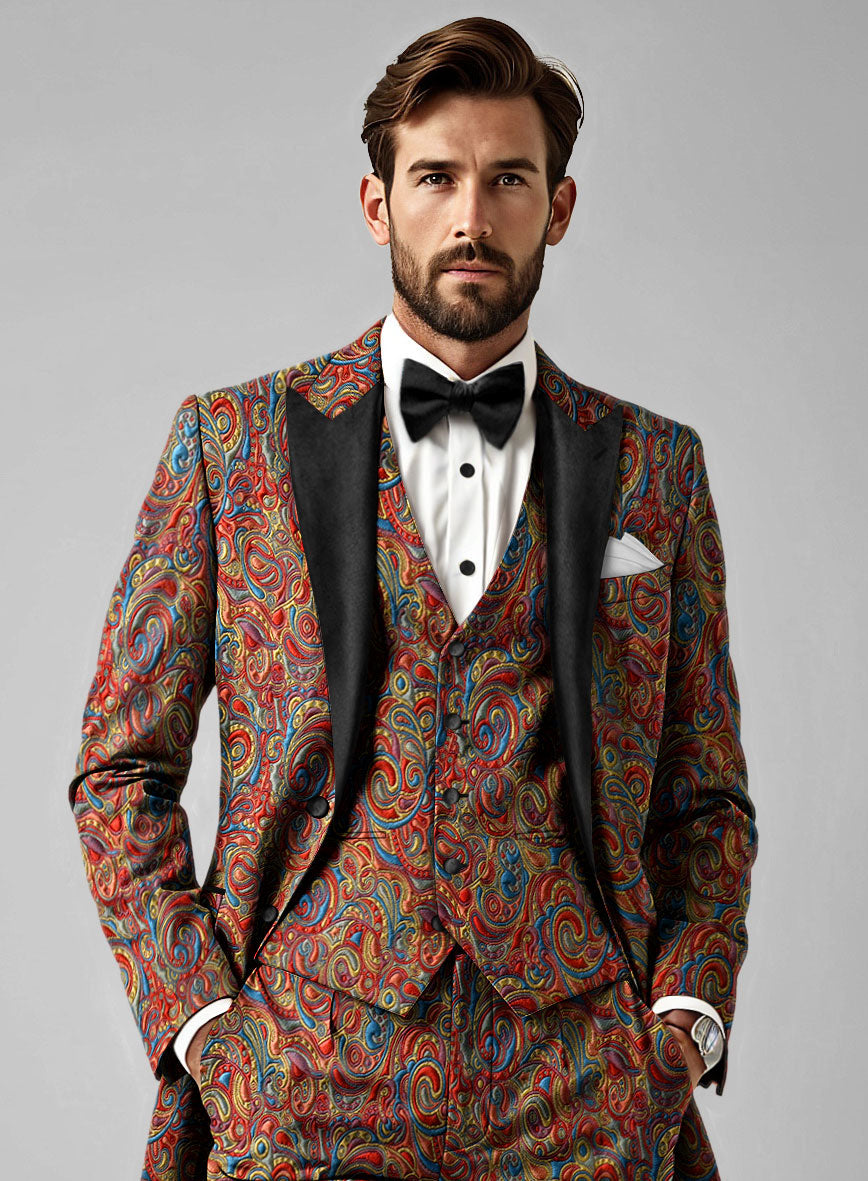 Italian Silk Socorro 3 Piece Tuxedo Suit – StudioSuits