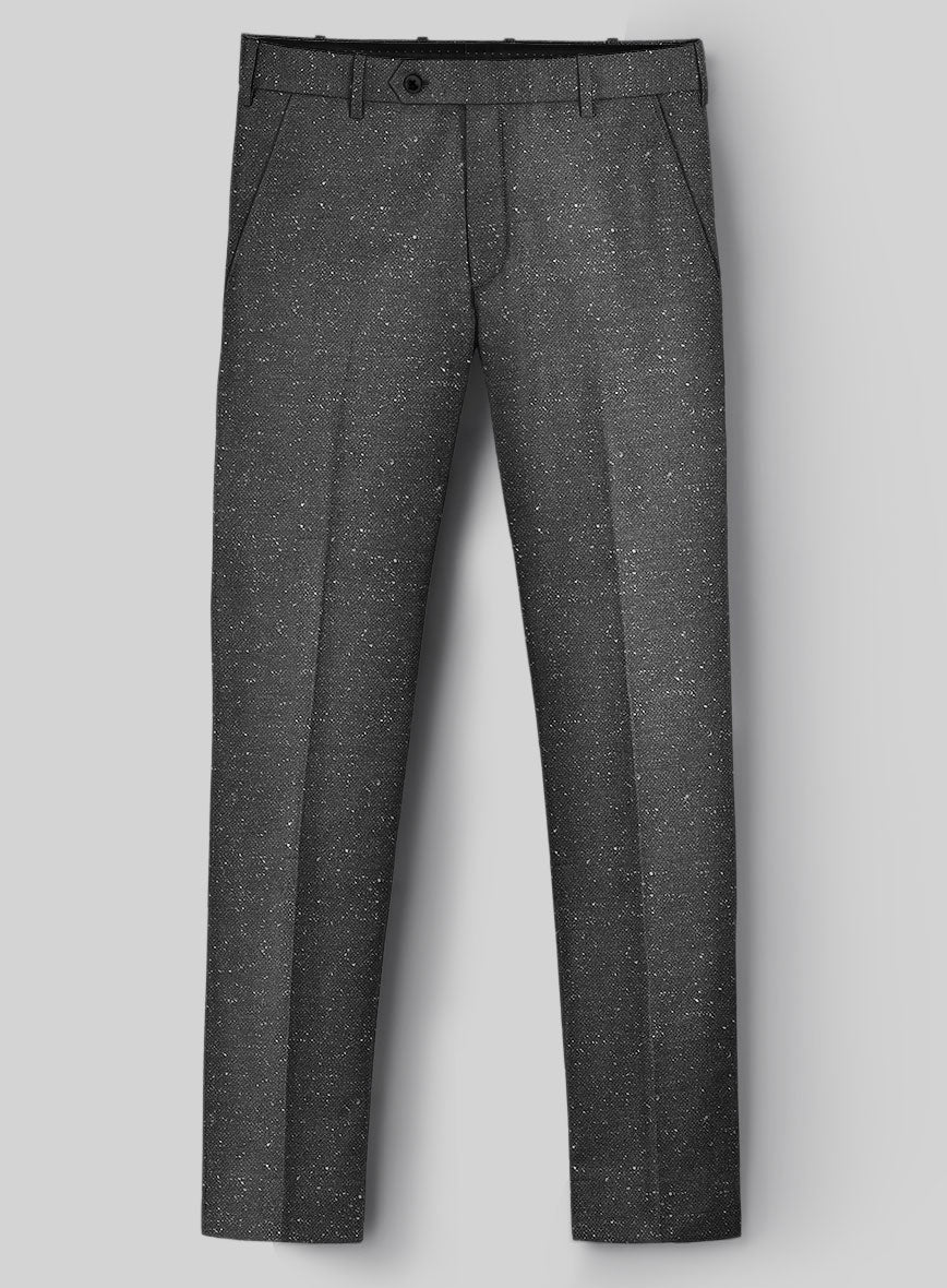 Italian Donegal Gray Wool Pants – StudioSuits
