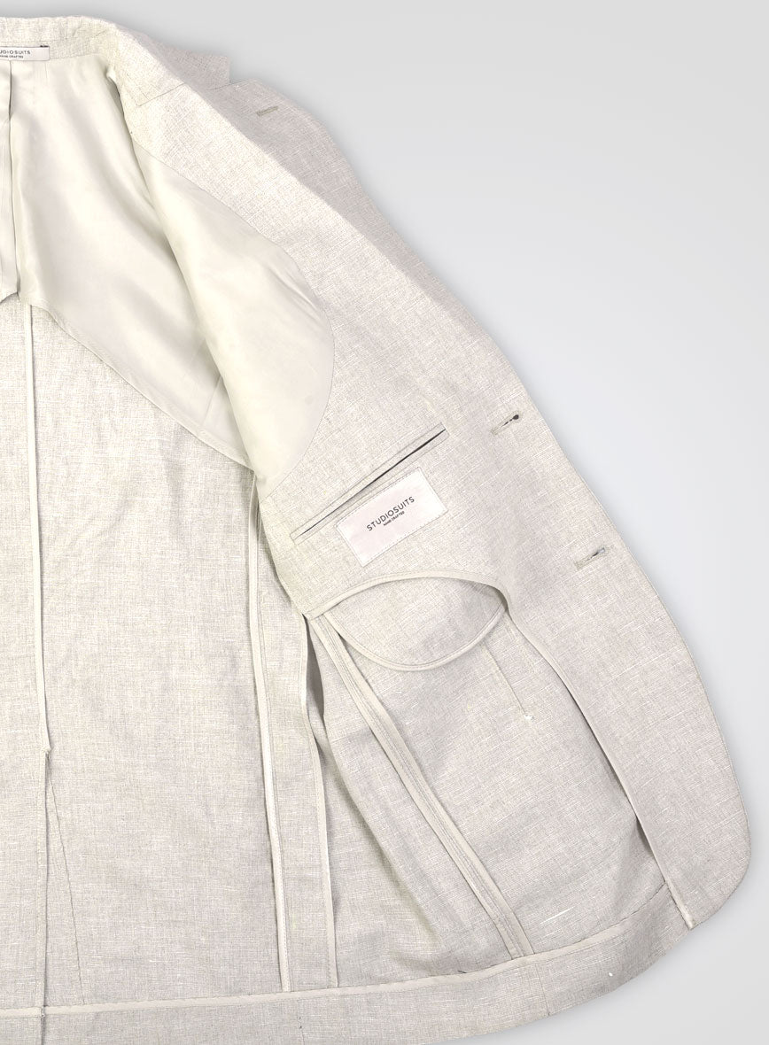 Italian Meadow Unstructured Linen Jacket – StudioSuits