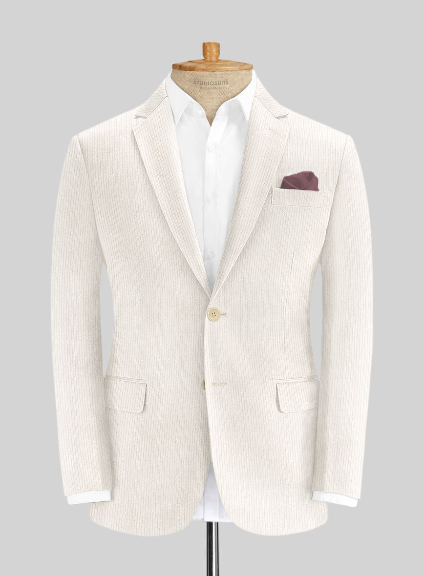 Ivory Corduroy Suit – StudioSuits