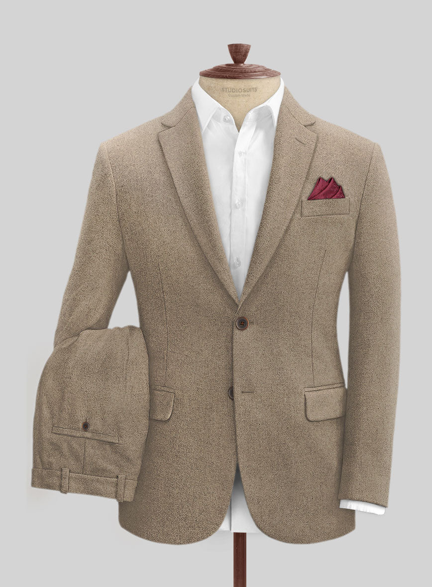 Light Weight Light Brown Tweed Suit – StudioSuits