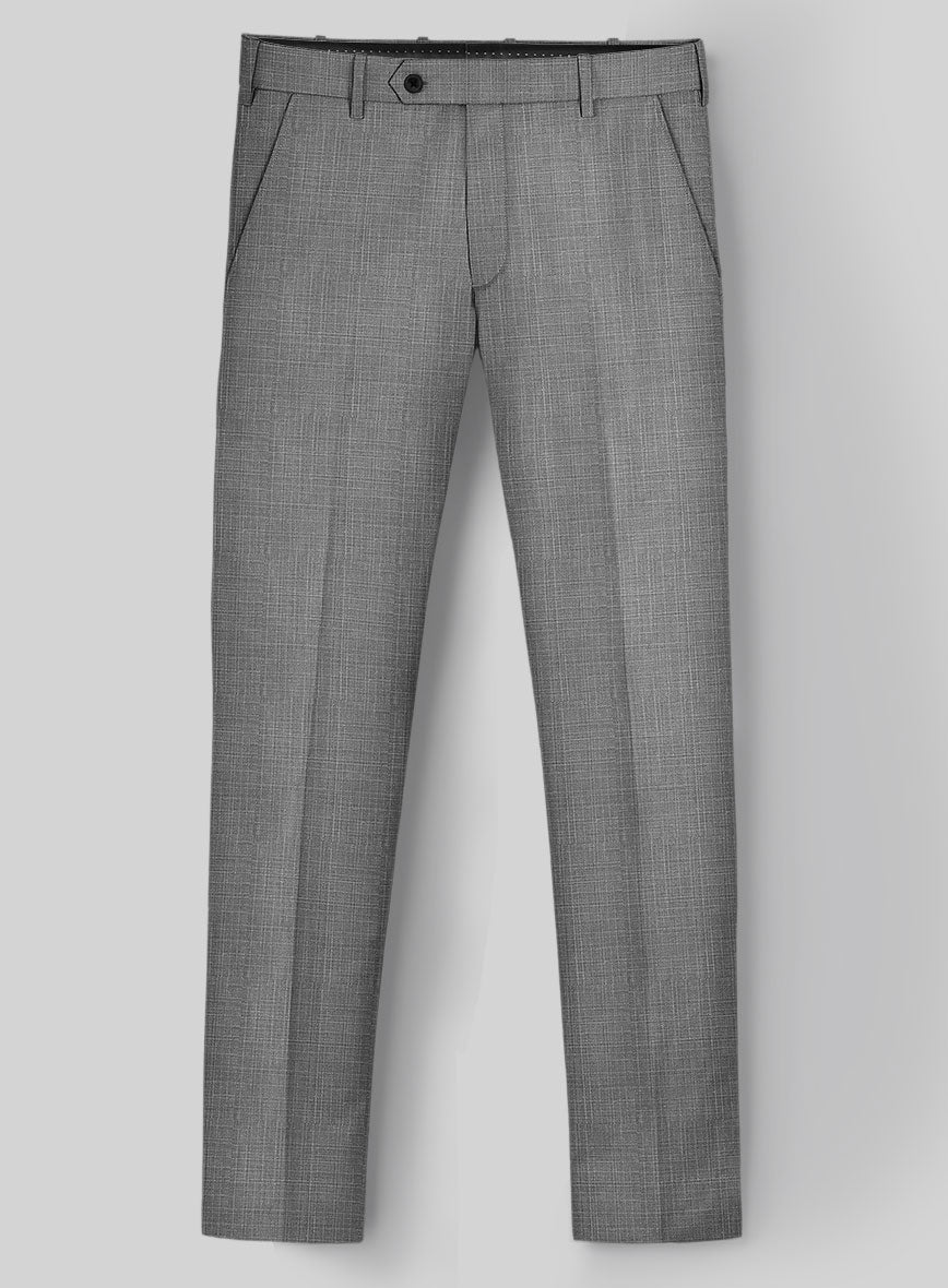 London Loom Gray Eufemia Wool Silk Linen Pants – StudioSuits