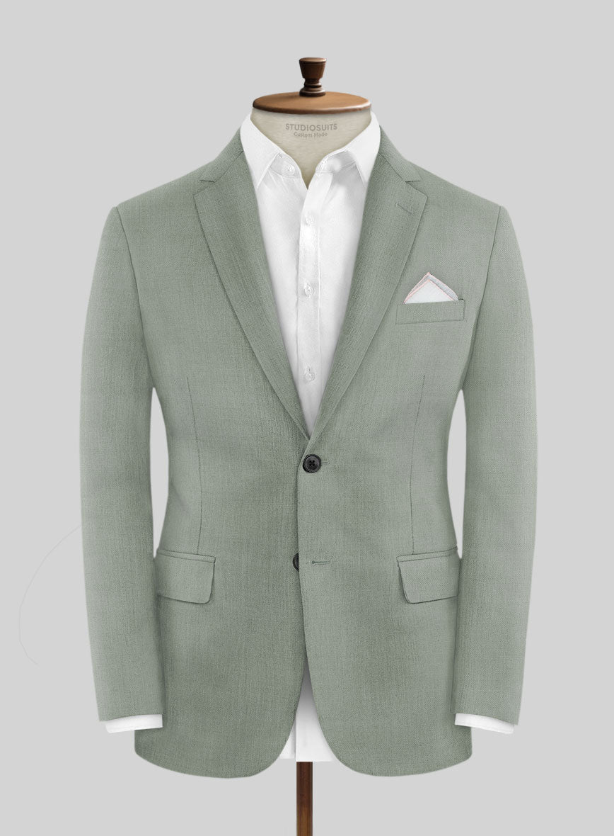 Marco Stretch Cadet Green Wool Jacket – StudioSuits